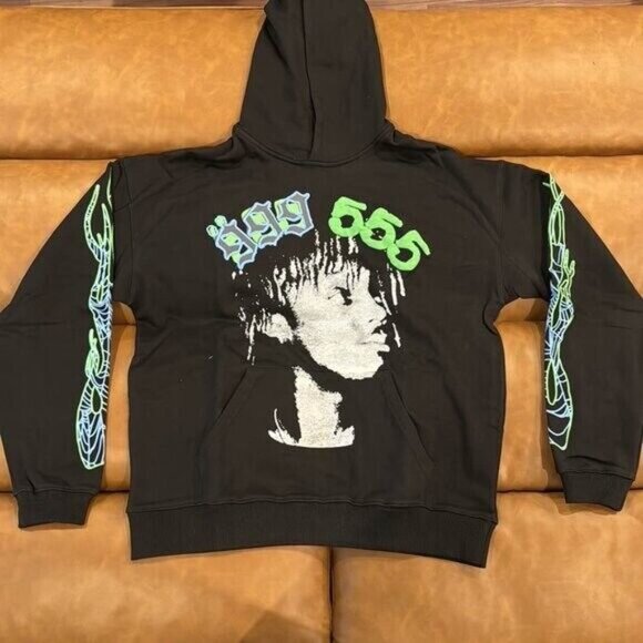 Sp5der | Jackets & Coats | Spider X Juice Wrld 999 555 Sp5der Angel ...